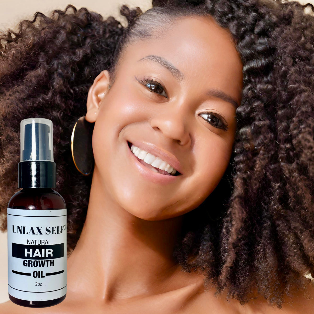 Natural Hair Growth Oil | Unlax Self®️