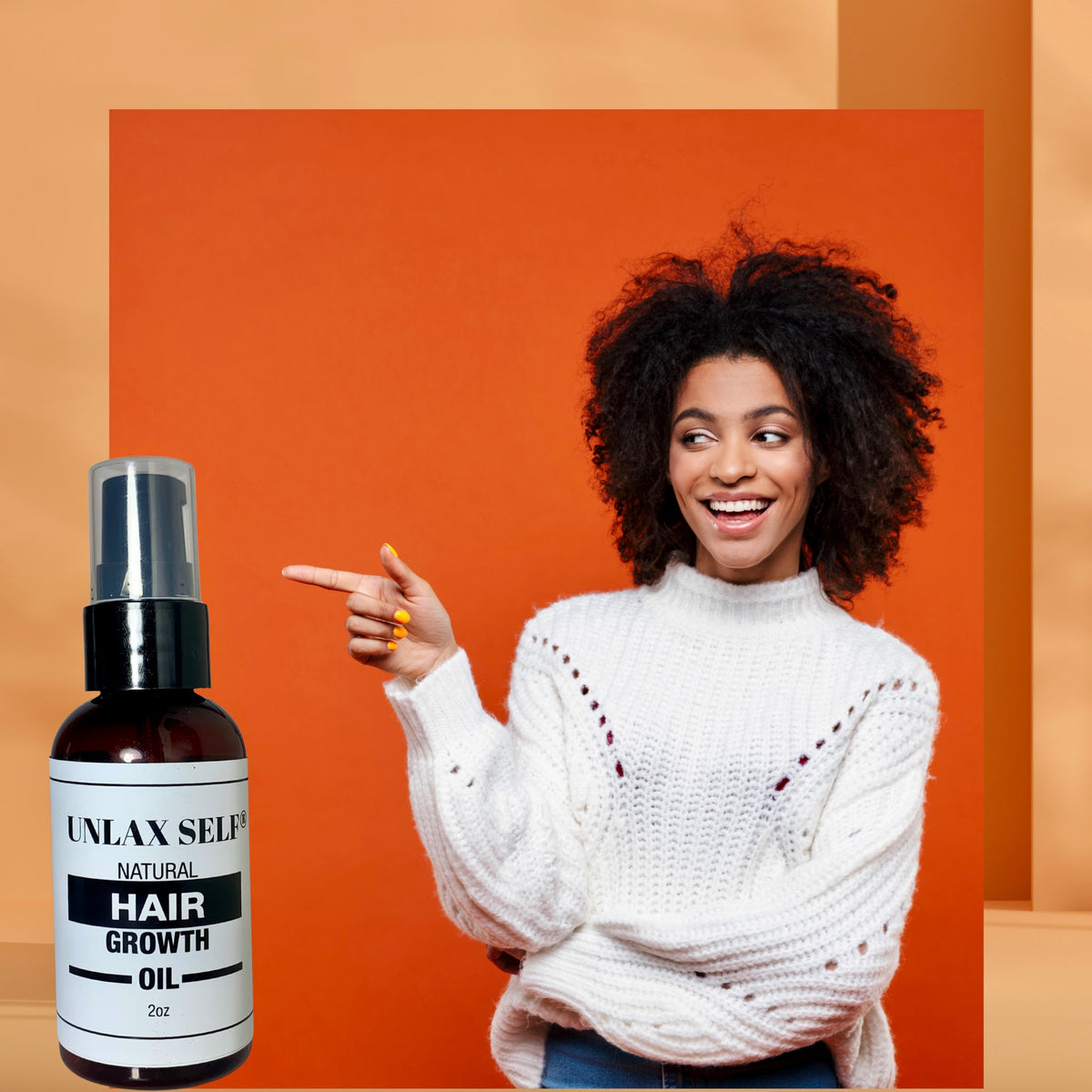 Natural Hair Growth Oil | Unlax Self®️